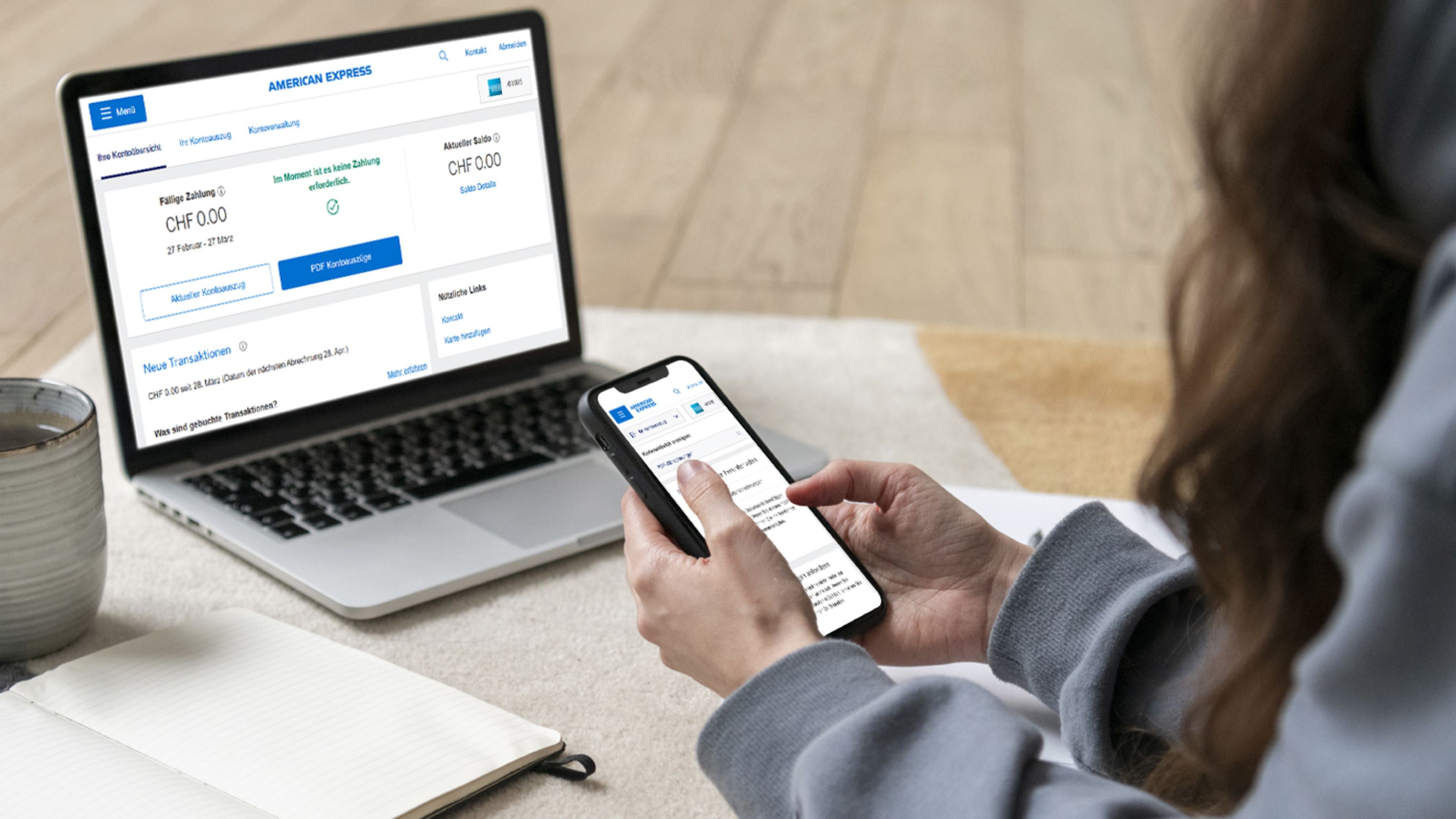 MyAccount Online for corporate cards | American Express Switzerland